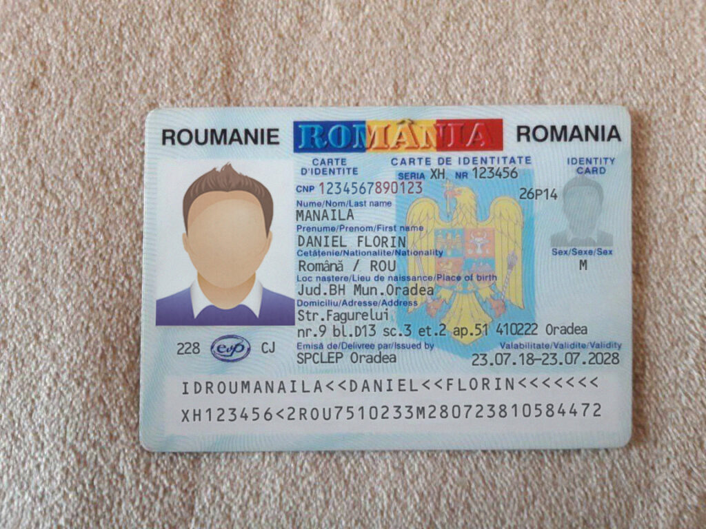 Romania ID Card PSD Template RH Editography romania-id-card-psd-template-rh-editography